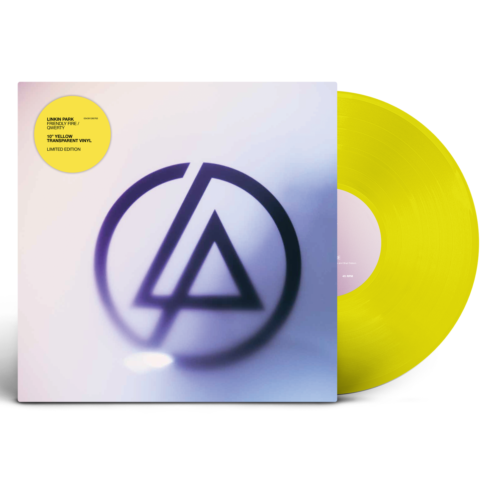 LIMITED EDITION FRIENDLY FIRE / QWERTY 10” YELLOW TRANSPARENT VINYL LP ...
