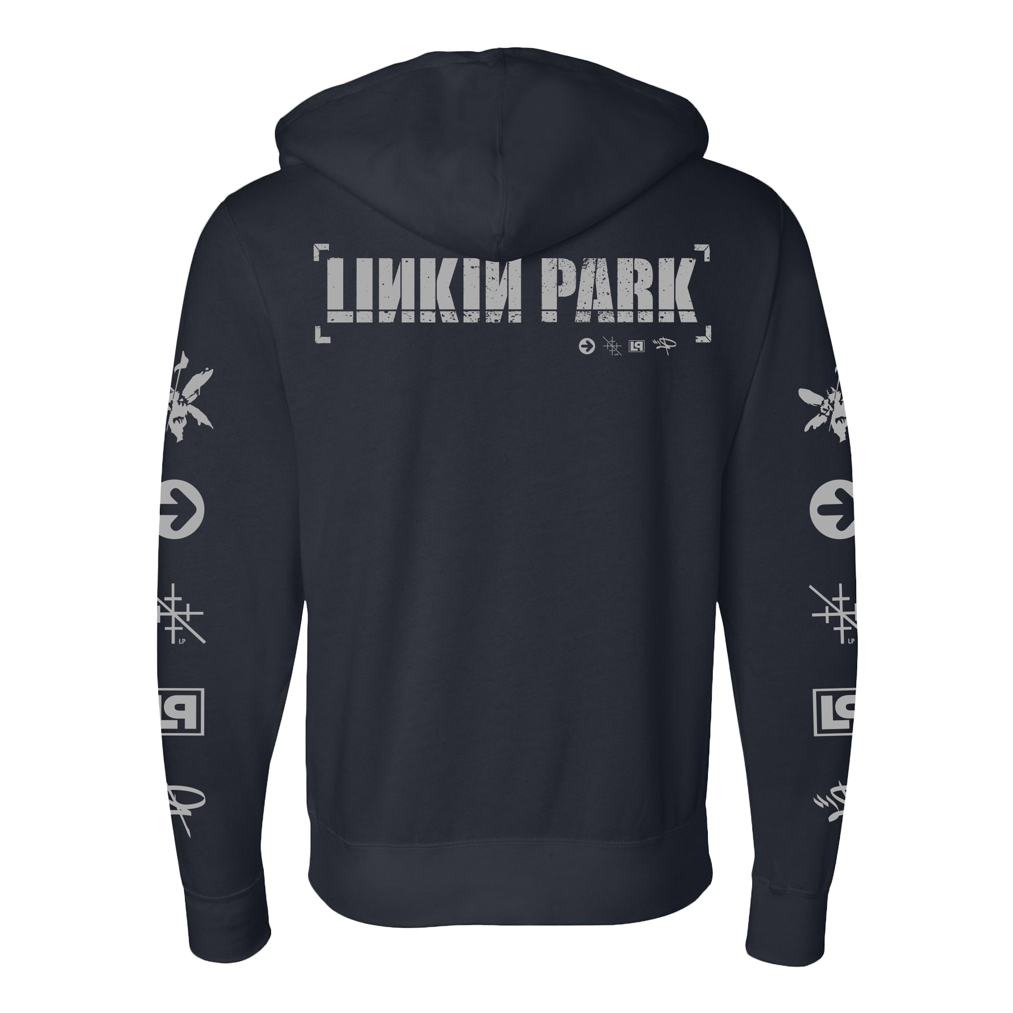 LP Icons Navy Zip Hoodie – Linkin Park Store